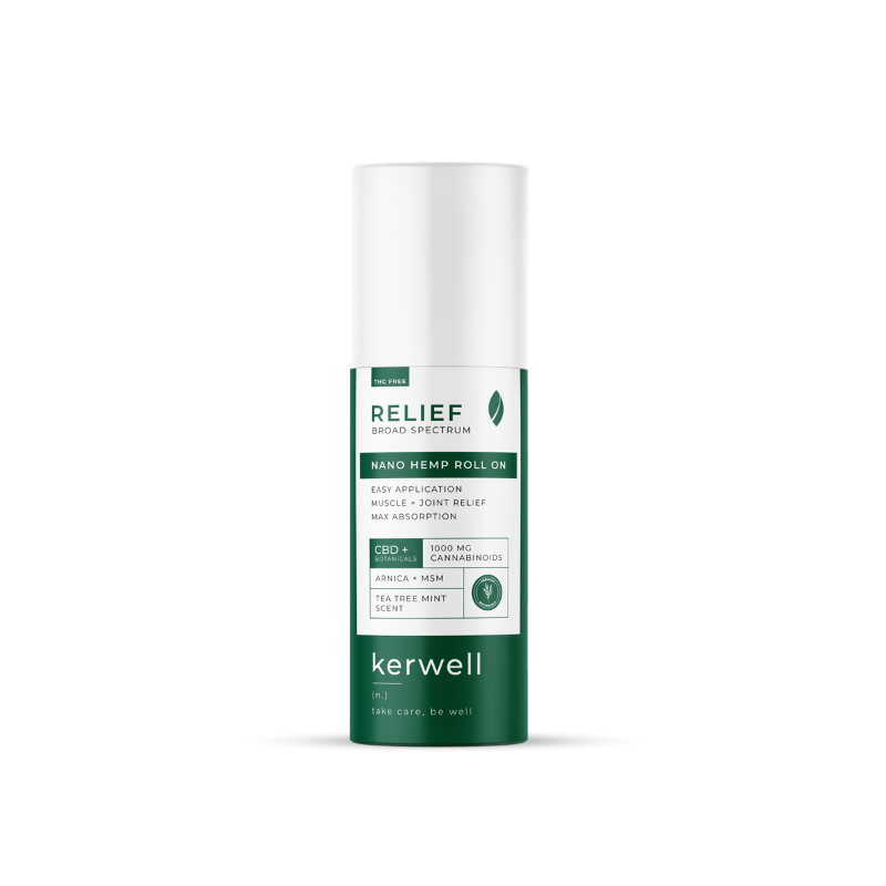 Kerwell - Relief Nano Muscle Gel Roll On - Hempress Wholesale Marketplace