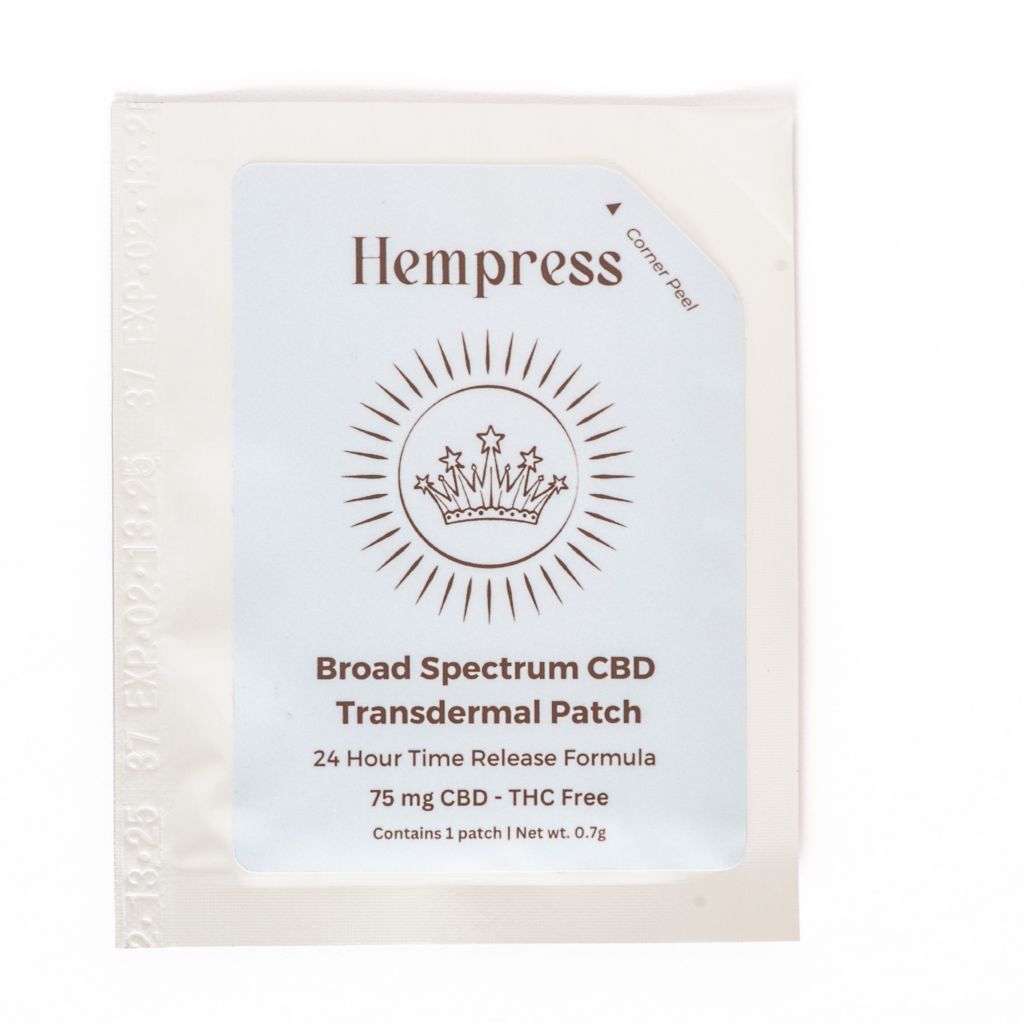 Hempress Broad Spectrum CBD Transdermal Patch - 75mg - Hempress ...