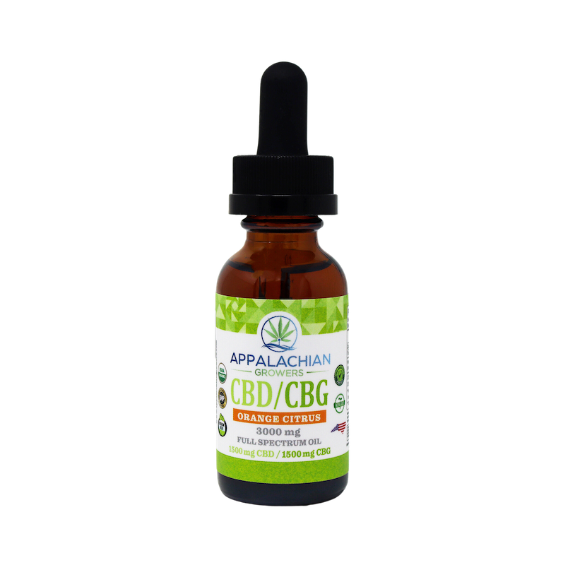 Appalachian - CBD:CBG Full Spectrum Tincture - 3000MG (2.8oz ...